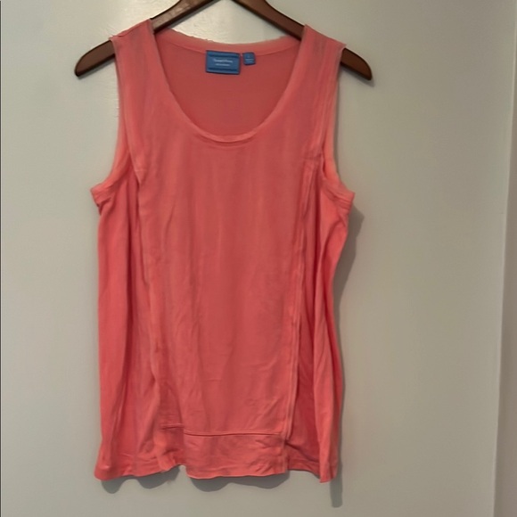 Simply Vera Vera Wang | Tops | Simply Vera Vera Wang Peach Sleeveless ...